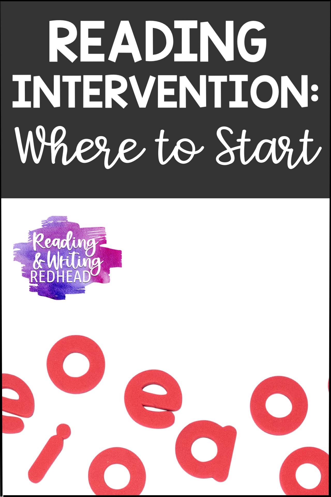 Reading Intervention: Where to Start - Reading and Writing Redhead