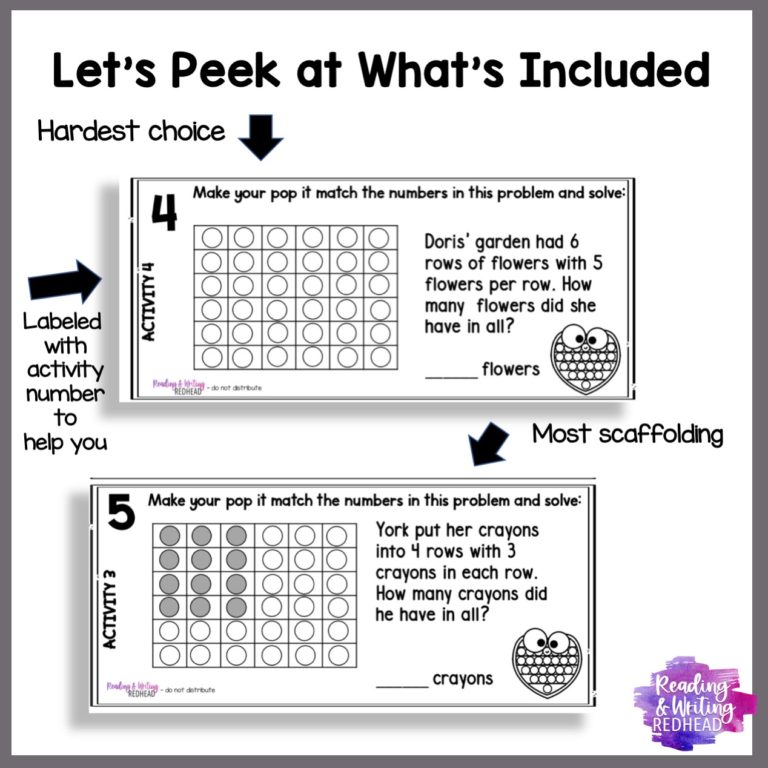 11 More Ways to Use Pop Its in the Classroom - Reading and Writing Redhead