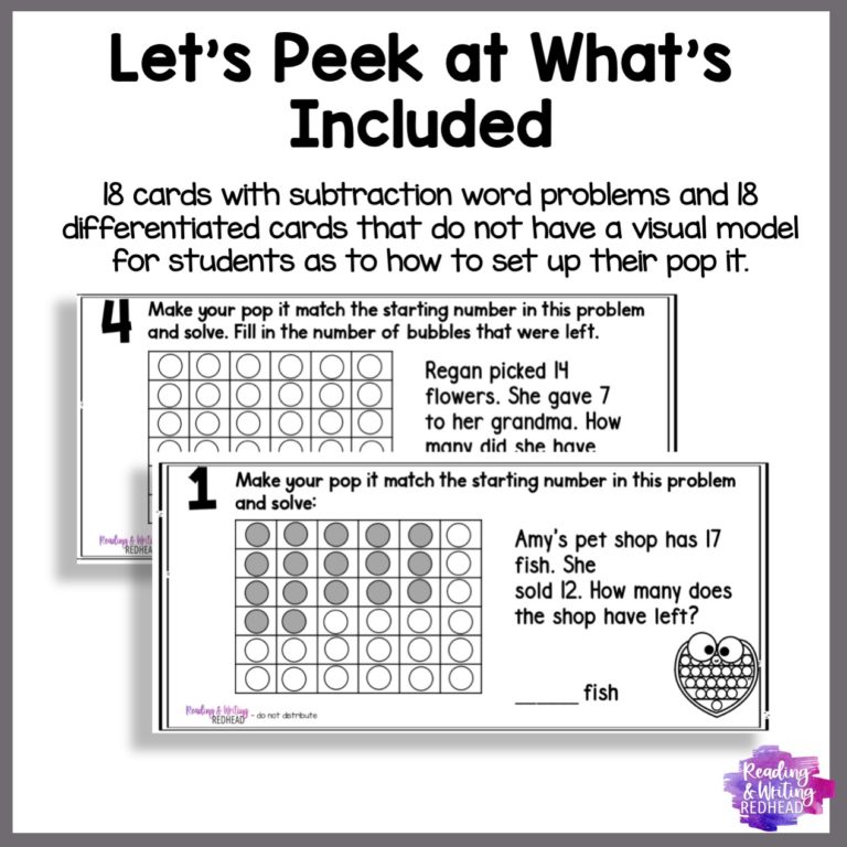 11 More Ways to Use Pop Its in the Classroom - Reading and Writing Redhead