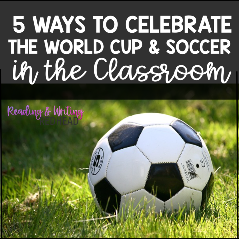 5 Soccer Activities (World Cup) to Try in the Classroom - Reading and ...