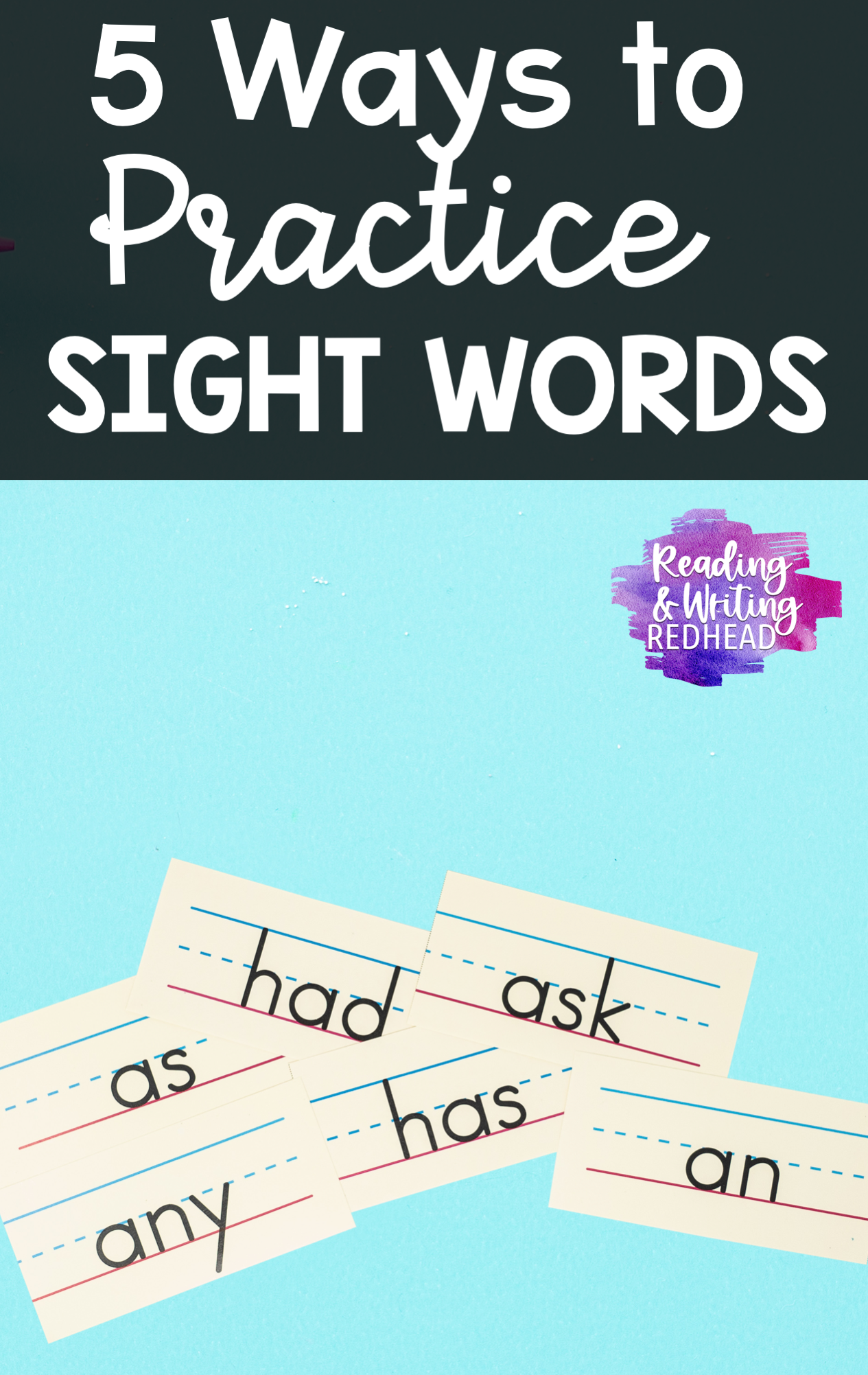 5 Ways to Practice Sight Words - Reading and Writing Redhead