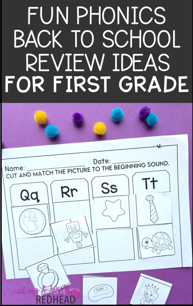 Beat the Summer Slide: Fun Phonics Reviews for 1st Graders