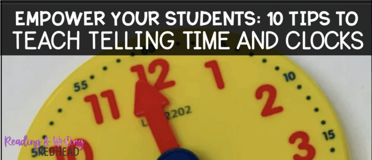 10 Tips for Teaching Telling Time and Clocks