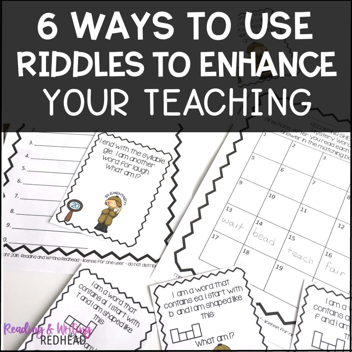 6 Ways to Use Riddles to Enhance Your Teaching